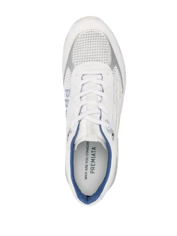 Premiata Moerun Logo-detail Sneakers - White
