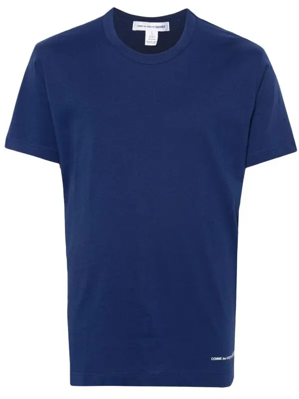Comme Des Garçons Logo-printed Cotton T-shirt