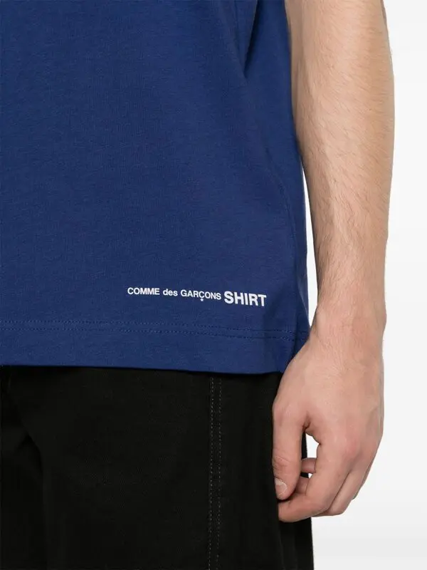 Comme Des Garçons Logo-printed Cotton T-shirt