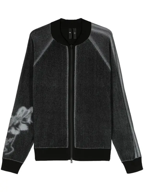 Y3 Gfx Ribbed Cardigan