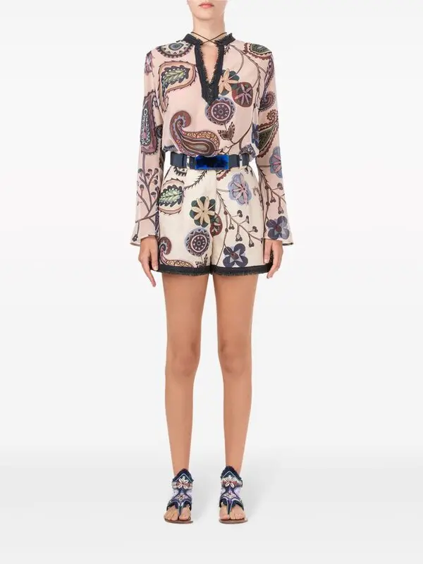 Silvia Tcherassi Toscana Paisley-print Blouse