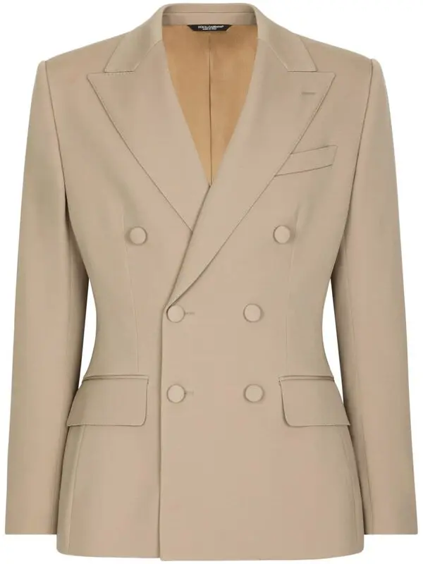 Dolce & Gabbana Floral-appliqué Double-breasted Suit