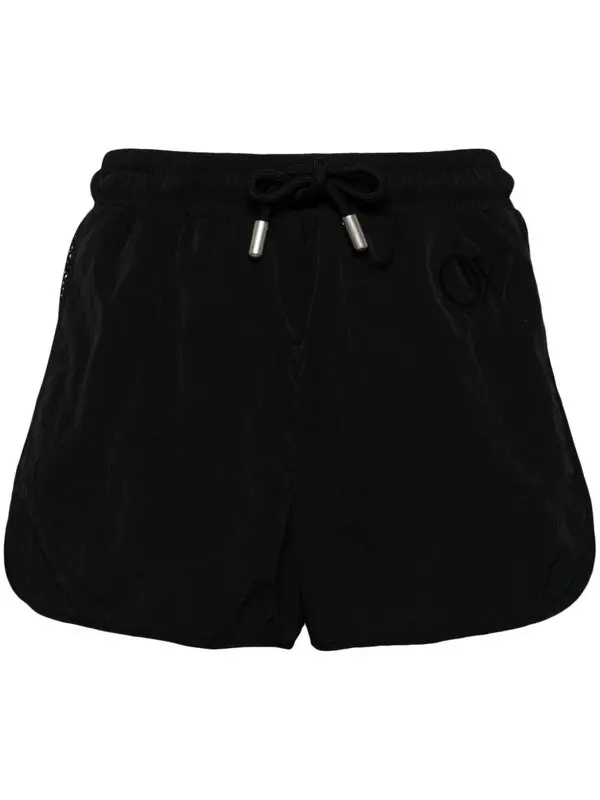 Off-White Logo-embroidered Track Shorts