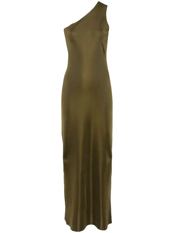 Saint Laurent One-shoulder Maxi Dress