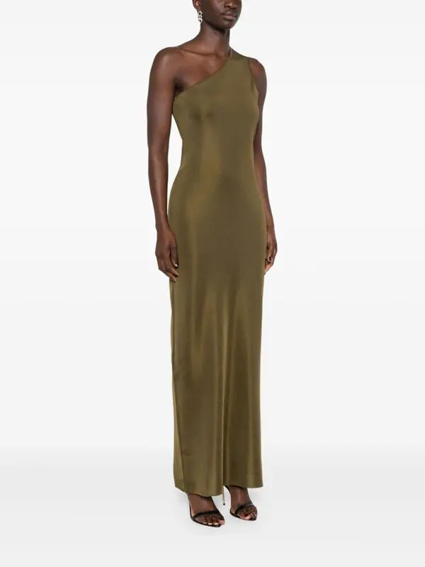 Saint Laurent One-shoulder Maxi Dress