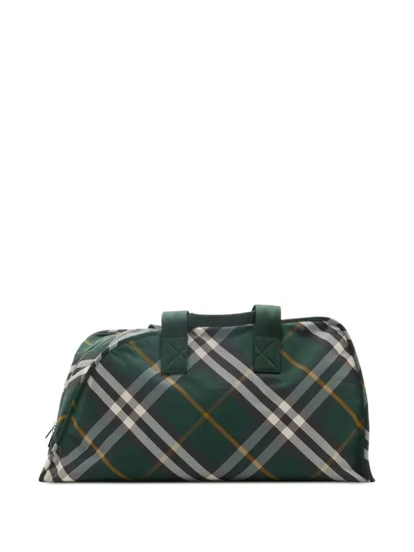 Burberry Large Check-pattern Duffle Bag