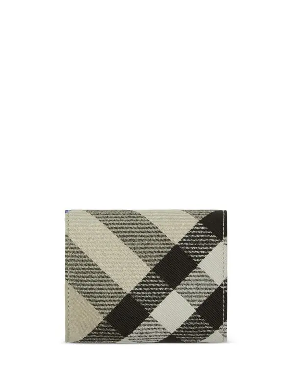 Burberry Checked Leather Wallet