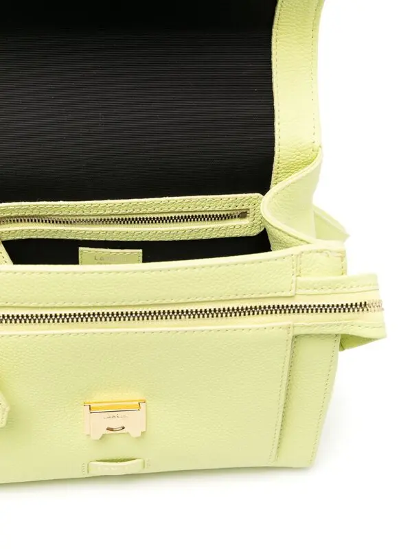 LANCEL Ninon Leather Shoulder Bag - Green