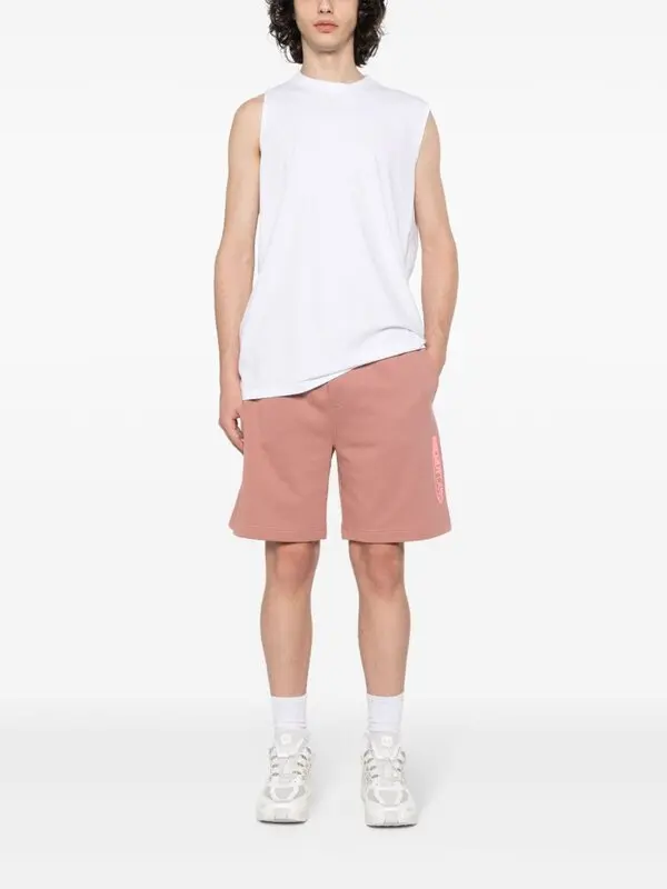 Helmut Lang Space-logo Cotton Shorts