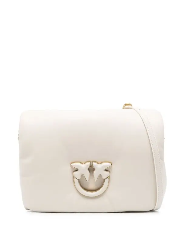 Pinko Classic Love Shoulder Bag - Neutrals