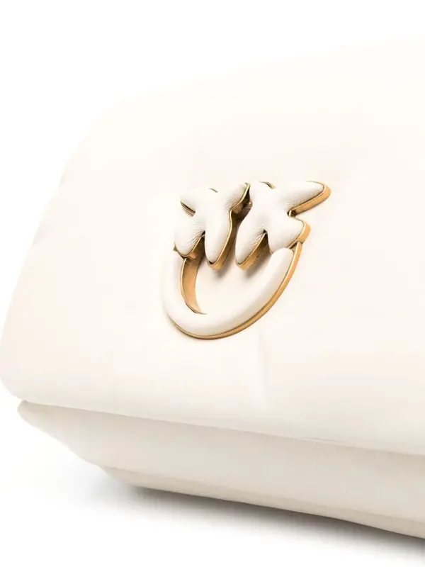 Pinko Classic Love Shoulder Bag - Neutrals