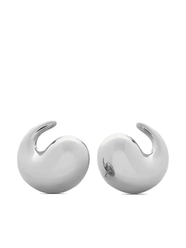 Monica Vinader Nura Sterling Earrings - Silver