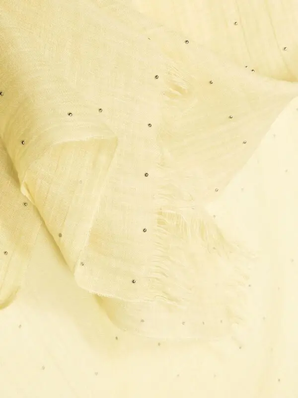 Fabiana Filippi Stud-detail Poplin Scarf