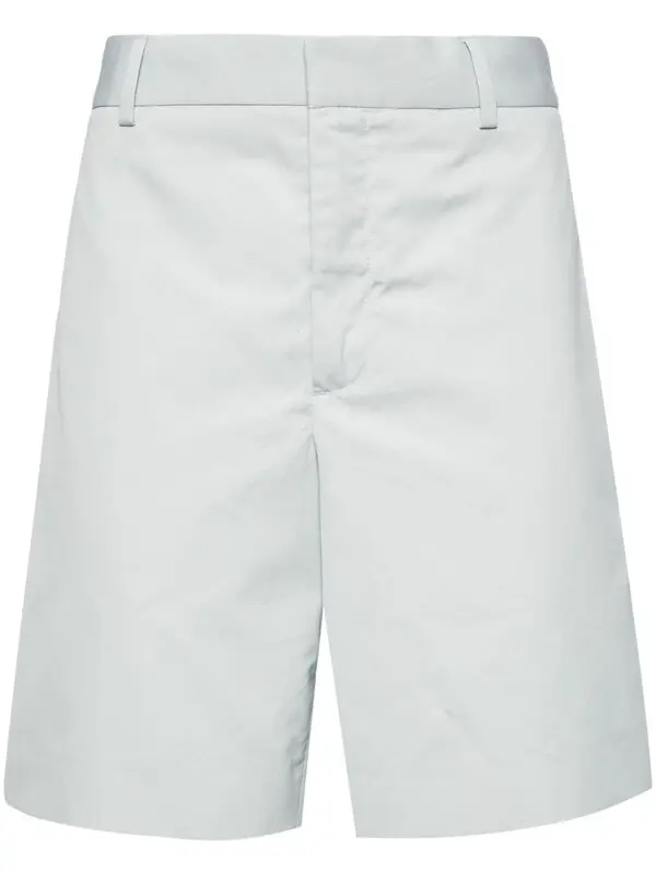 Off-White Chino Cotton Shorts - Blue