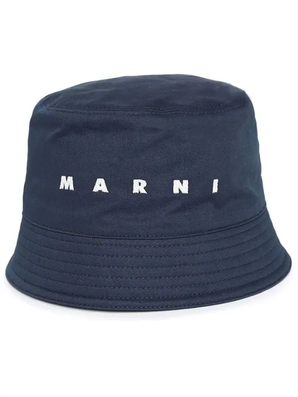 Marni Logo-embroidered Bucket Hat