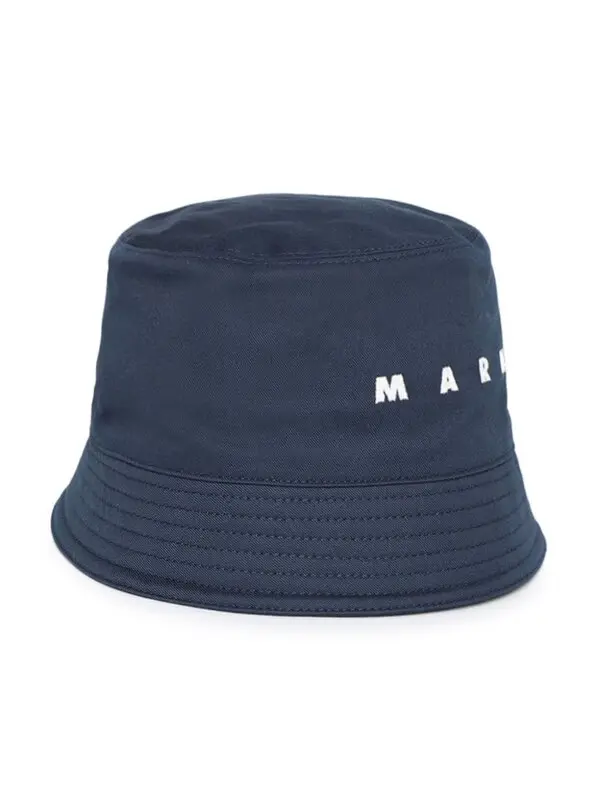 Marni Logo-embroidered Bucket Hat