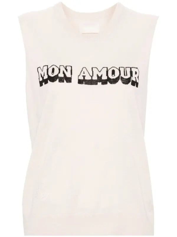 Zadig&Voltaire Nida Li Mon Amour Knitted Top