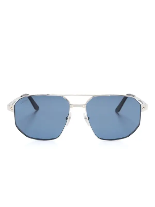 CARTIER Santos De Sunglasses - Silver