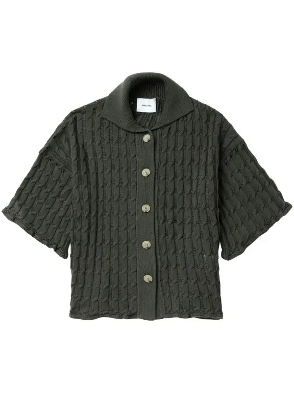 HALFBOY Cable-knit Top