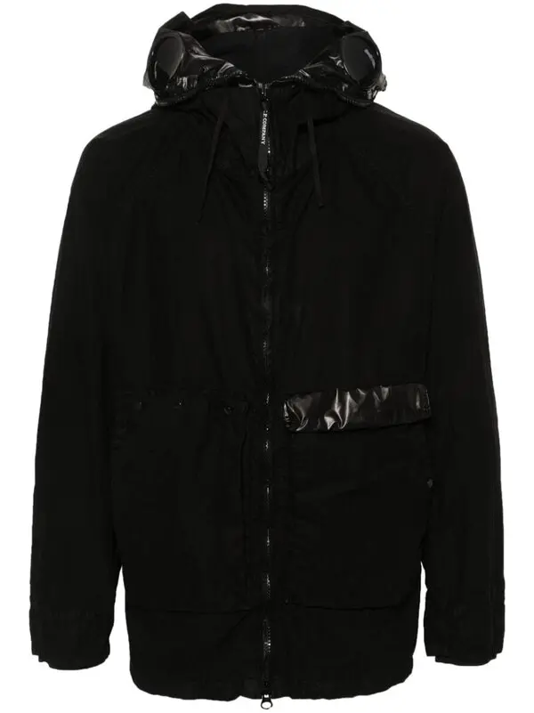 C.P. COMPANY Zipped Goggle-detail Hoodie Jacket
