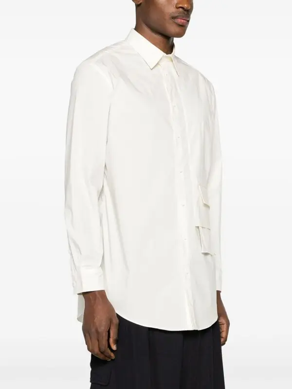 Y3 Pocket-detailed Poplin Shirt