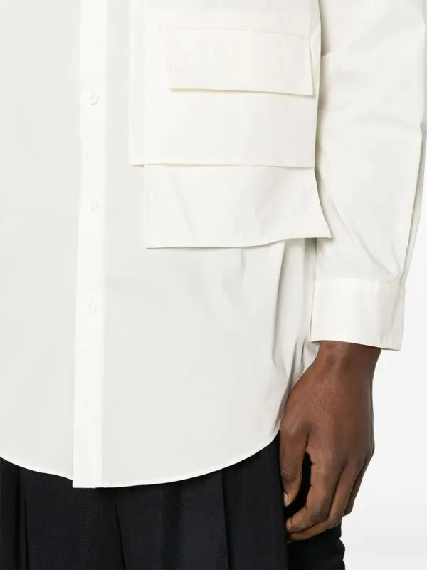 Y3 Pocket-detailed Poplin Shirt