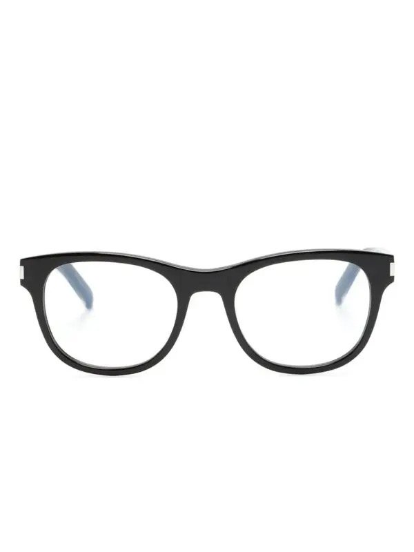 Saint Laurent Oval-frame Glasses - Black
