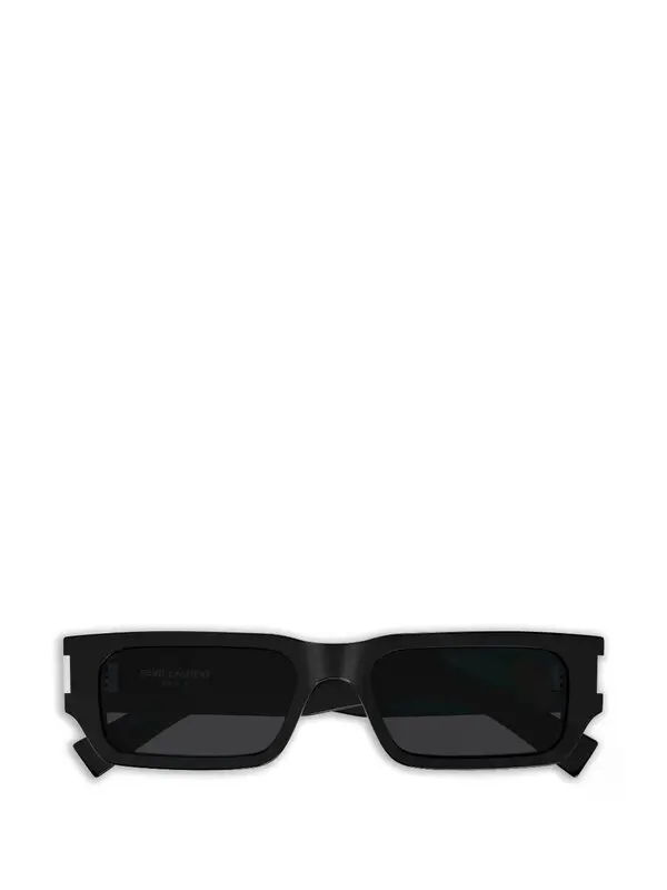 Saint Laurent Rectangle-frame Sunglasses - Black