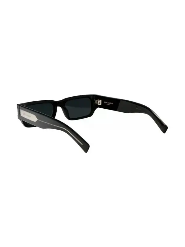 Saint Laurent Rectangle-frame Sunglasses - Black