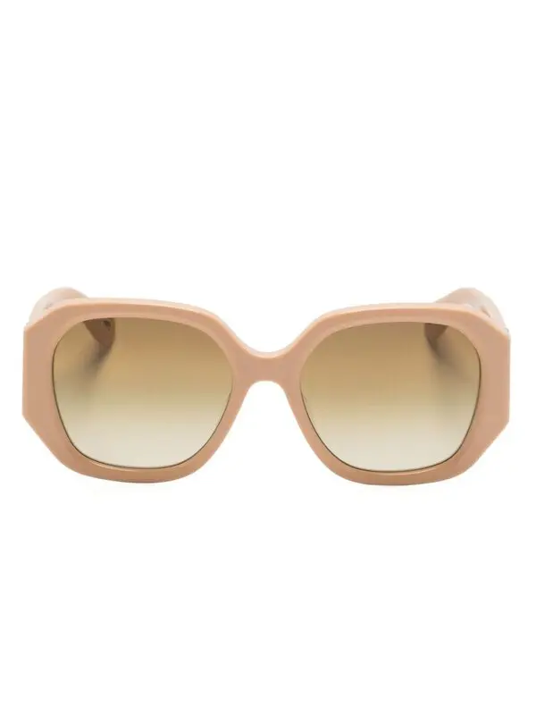 Chloé Marcie Oversized Sunglasses - Neutrals