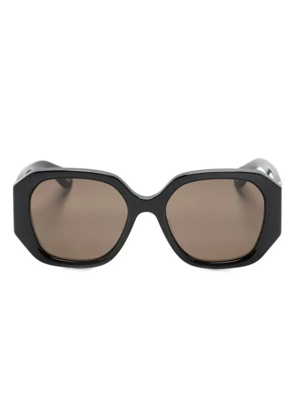 Chloé Marcie Oversize Sunglasses - Black