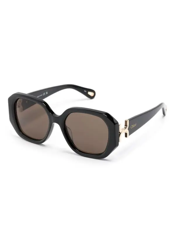 Chloé Marcie Oversize Sunglasses - Black