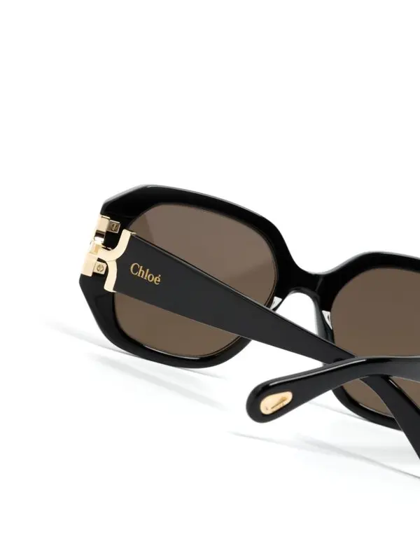Chloé Marcie Oversize Sunglasses - Black