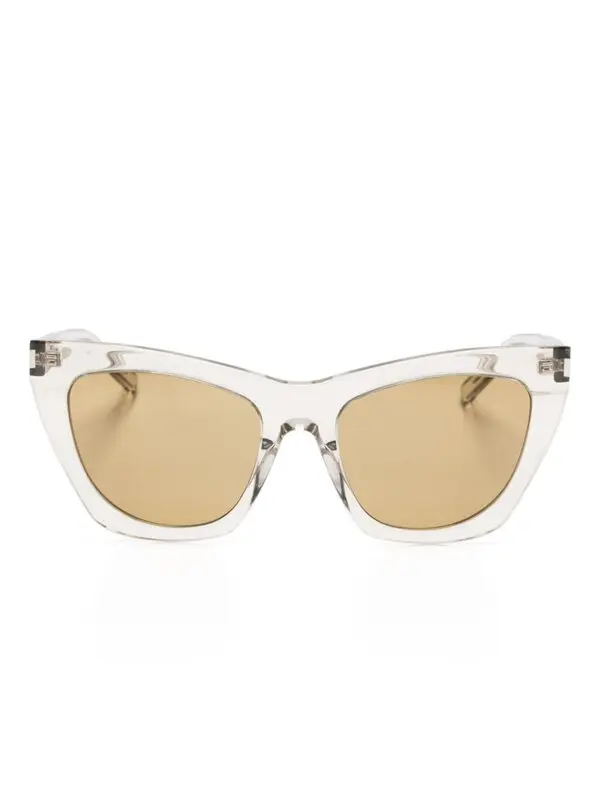 Saint Laurent Sl214 Kate Cat-eye Sunglasses - Neutrals