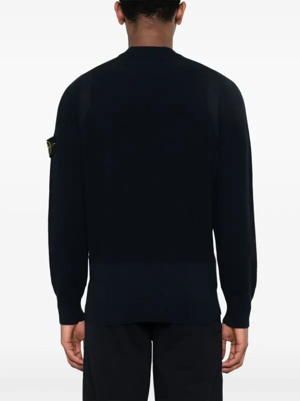 Stone Island Compass-badge Cotton Jumper