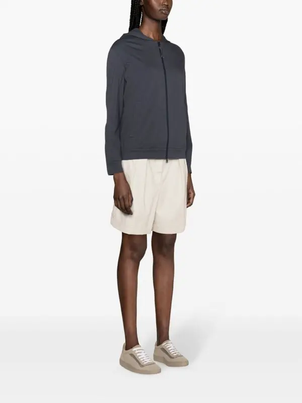 Brunello Cucinelli Zip-up Cotton Hoodie