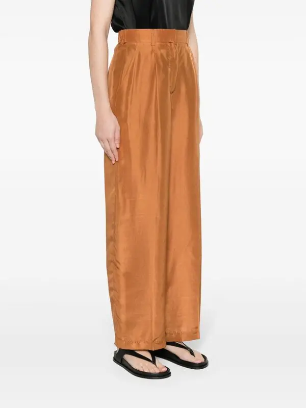 FORTE_FORTE Wide-leg Trousers - Brown