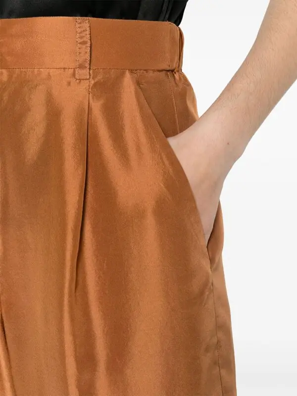 FORTE_FORTE Wide-leg Trousers - Brown