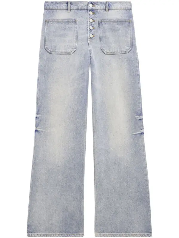 COURREGES Multiflex Logo-embroidered Jeans