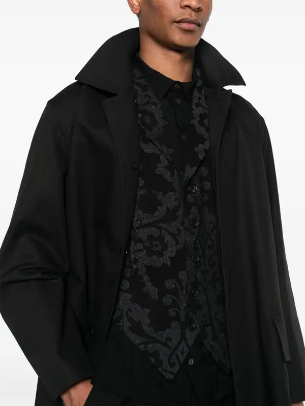 Yohji Yamamoto Patterned Jacquard Waistcoat