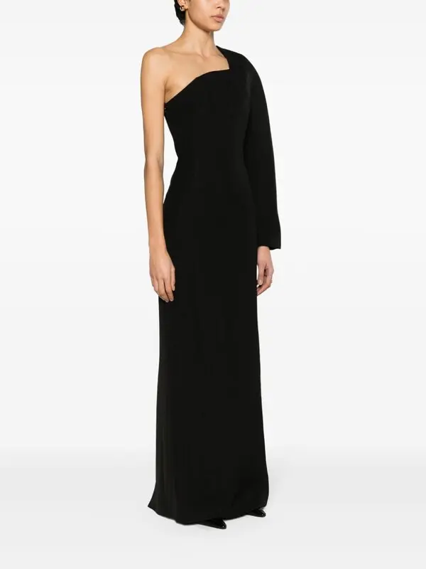 Jacquemus La Robe Pablo One-shoulder Maxi Dress