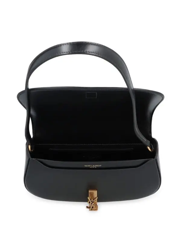 Saint Laurent Voltair Leather Mini Shoulder Bag - Black