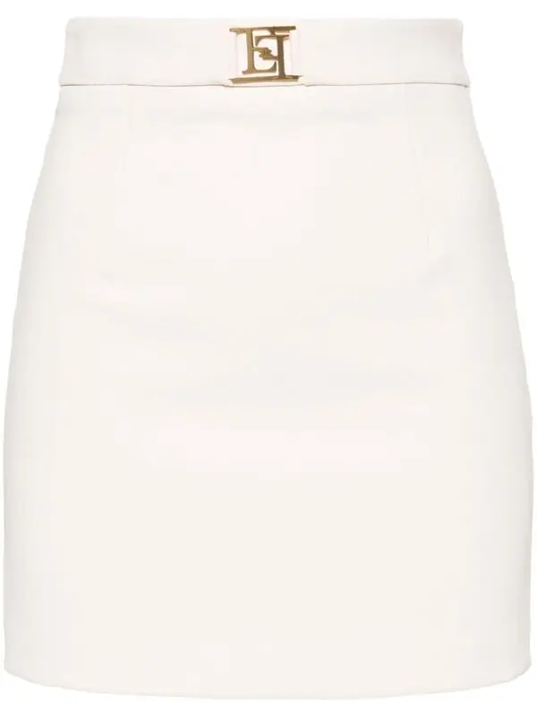 Elisabetta Franchi Logo-plaque Mini Skirt