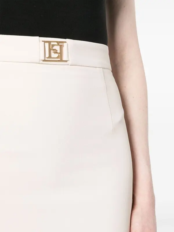 Elisabetta Franchi Logo-plaque Mini Skirt