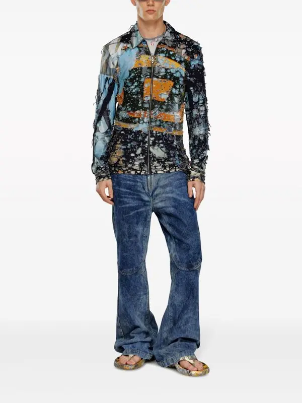 DIESEL® S-corn-peel Cotton Shirt