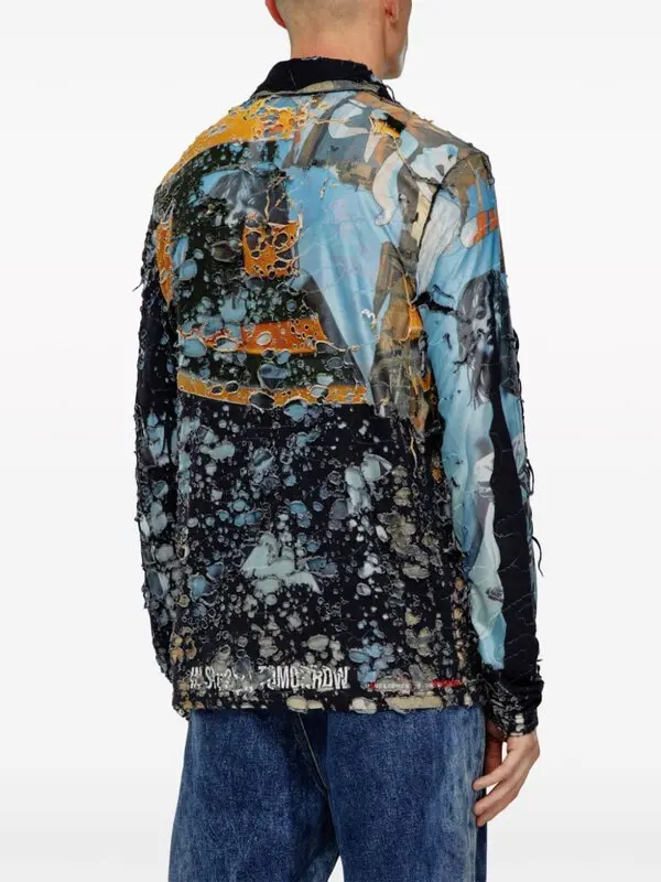 DIESEL® S-corn-peel Cotton Shirt