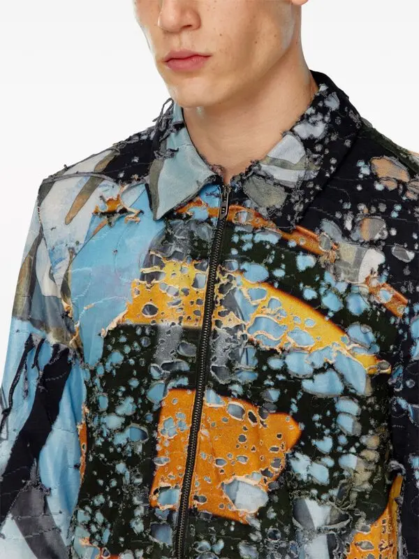 DIESEL® S-corn-peel Cotton Shirt