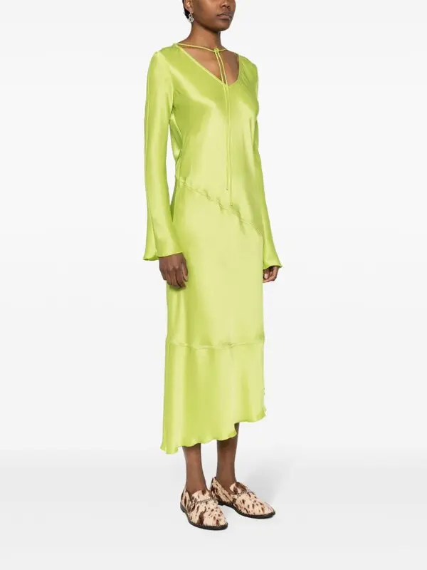 Acne Studios Satin Midi Dress