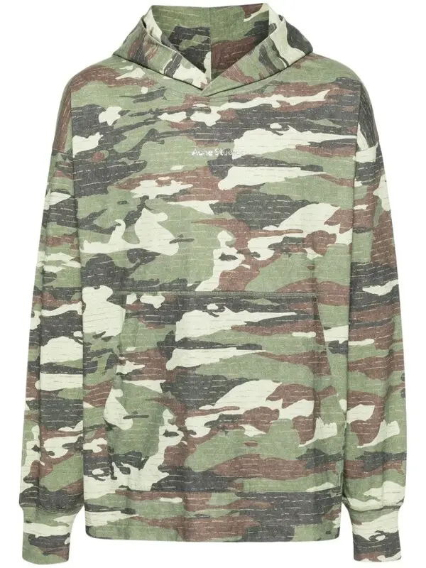Acne Studios Abstract-print Hoodie