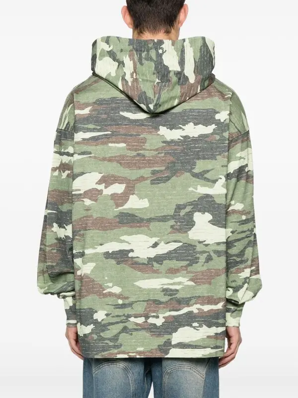 Acne Studios Abstract-print Hoodie